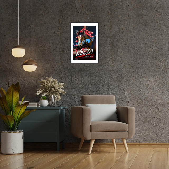 Ninja It's Showtime Framed Poster – Mane Street