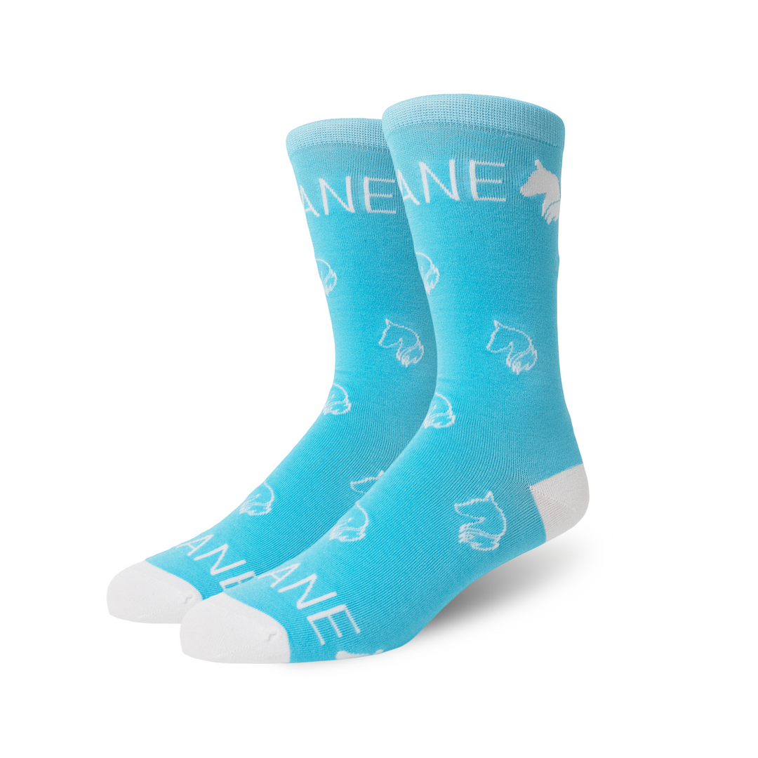 Mane St Blue Socks – Mane Street