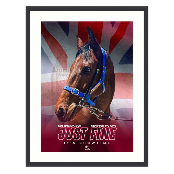 Just Fine It's Showtime Framed Poster – Mane Street