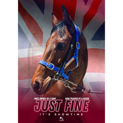 Just Fine It's Showtime Framed Poster – Mane Street
